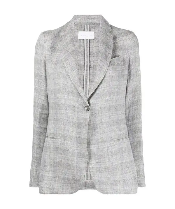 Fabiana Filippi Single-breasted Checked Jacket