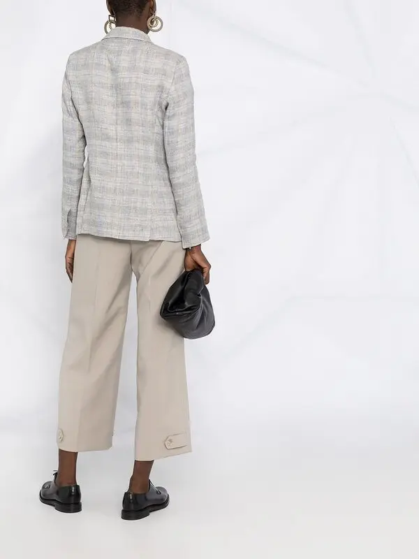 Fabiana Filippi Single-breasted Checked Jacket