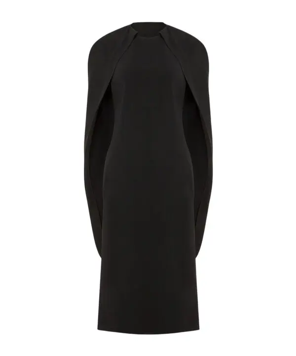 Alberta Ferretti Cape Dress