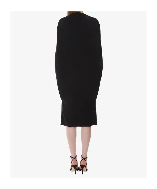 Alberta Ferretti Cape Dress