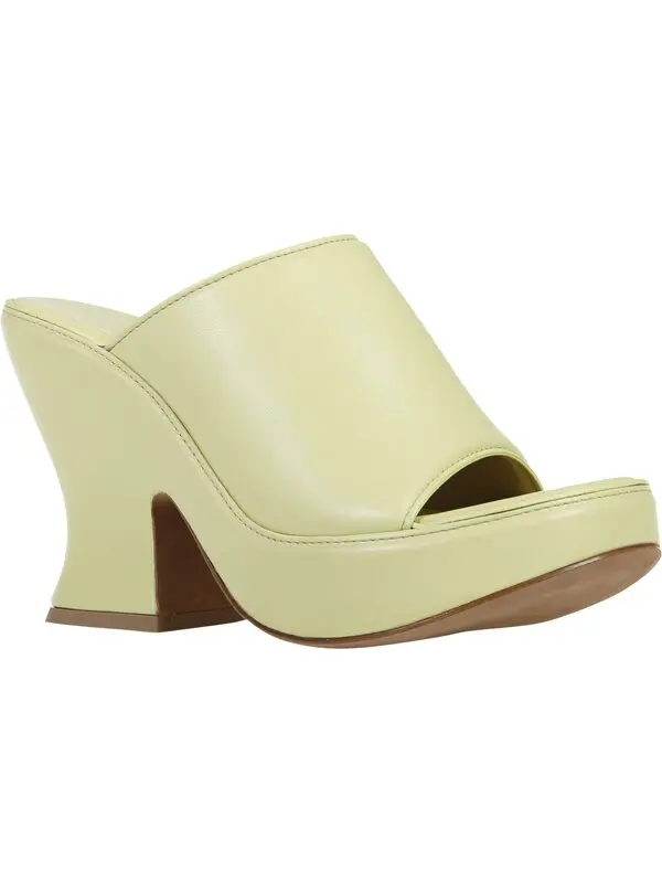 Bottega Veneta Stack Wedge Mules