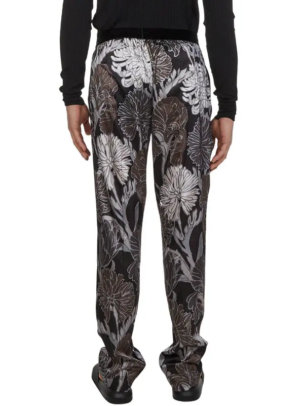 TOM FORD Floral Jacquard Logo Trousers