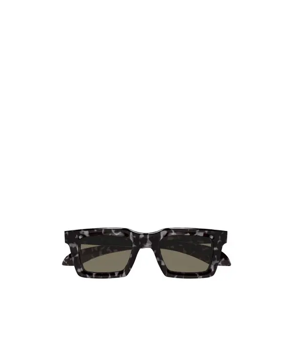 Alexander McQueen Rectangular Frame Sunglasses - Black