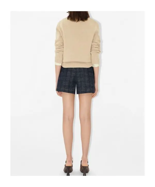 Burberry Logo Intarsia-knit Crewneck Jumper - Nutmeg