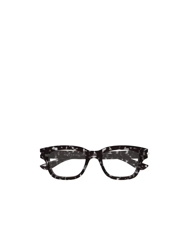 Alexander McQueen Rectangular Frame Eyeglasses - Black