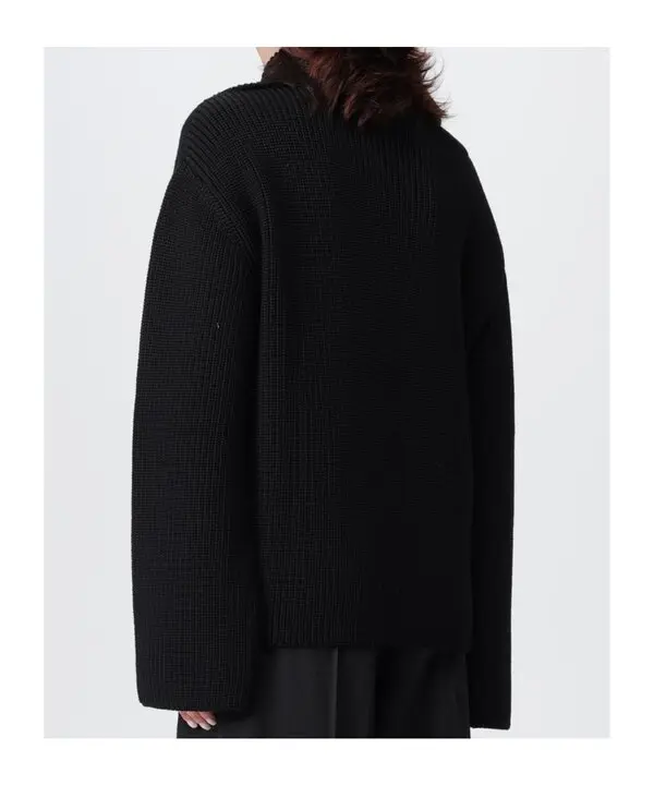 COURREGES Courrèges Half-zip Ribbed Knit Jumper