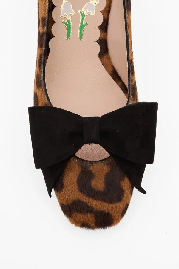 Valentino Garavani Leopard-print Calf Hair Pumps With Suede Trim