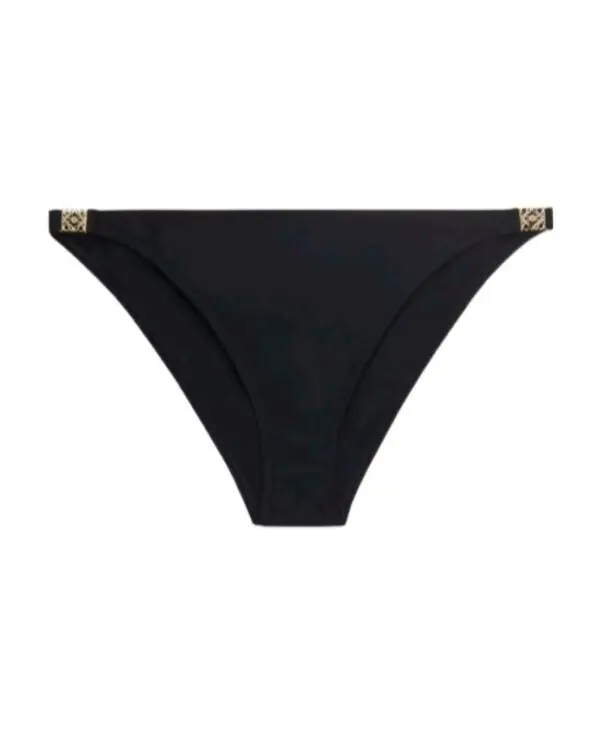 Loewe Anagram Bikini Bottom In Technical Jersey - Black