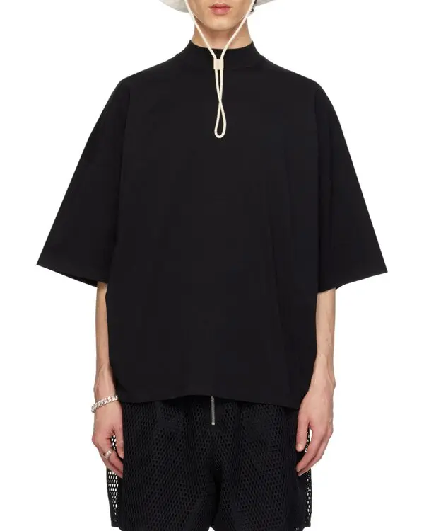 JIL SANDER Short-sleeved Crewneck T-shirt - Black