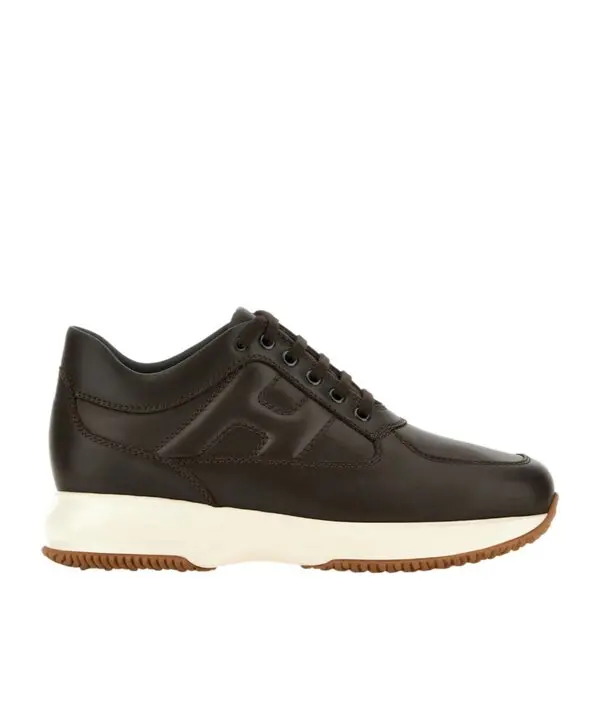 Hogan Interactive Lace-up Sneakers - Brown