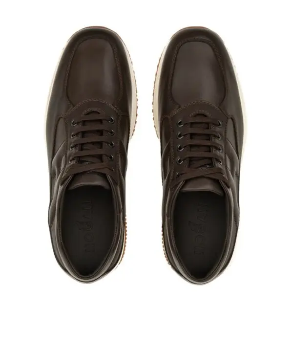 Hogan Interactive Lace-up Sneakers - Brown