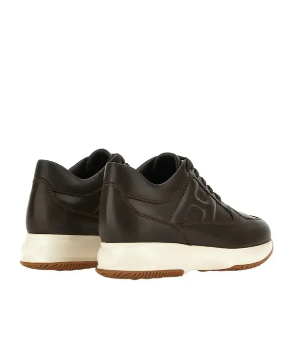 Hogan Interactive Lace-up Sneakers - Brown