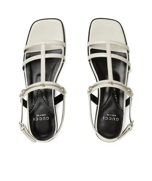 Gucci Horsebit Flat Leather Sandals