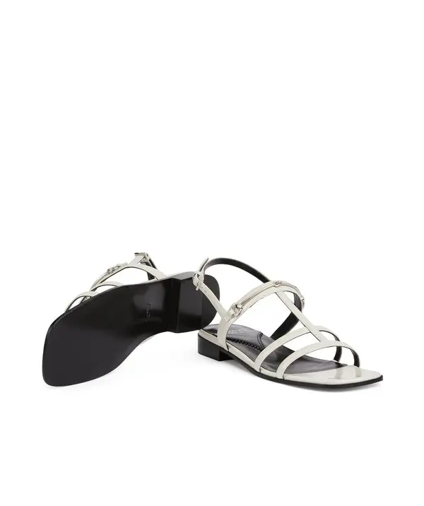 Gucci Horsebit Flat Leather Sandals