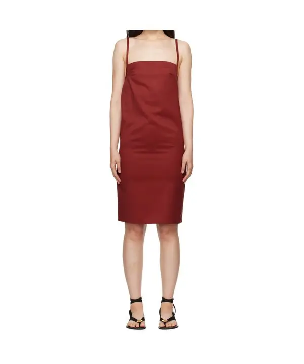 Loulou De Saison Blanca Minidress - Wine Red
