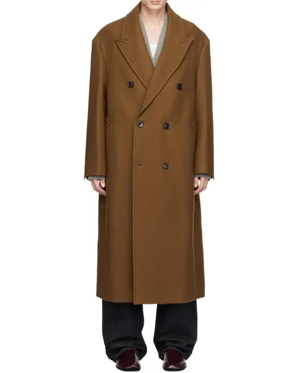AMI Paris Double-breasted Mid-length Coat