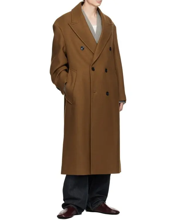 AMI Paris Double-breasted Mid-length Coat