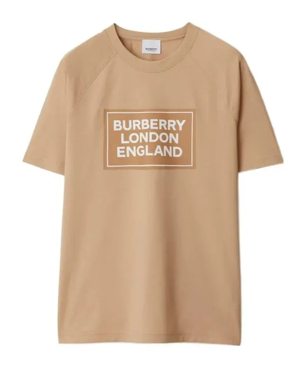 Burberry Item O-neck Short-sleeved T-shirt - Nude