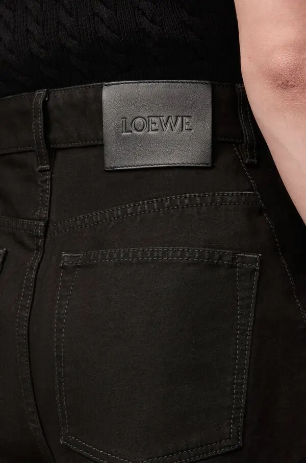 Loewe Barrel Trousers In Cotton