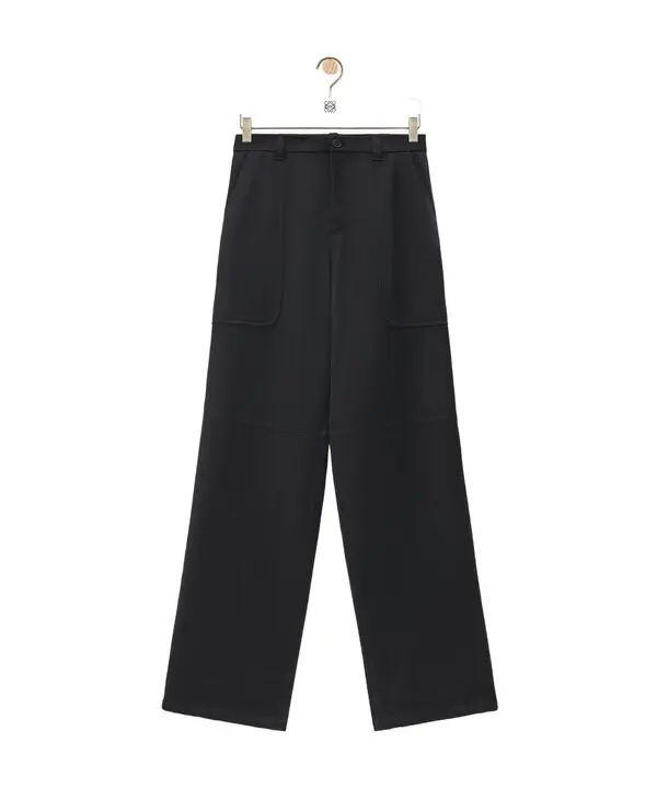 Loewe Cargo Trousers In Wool