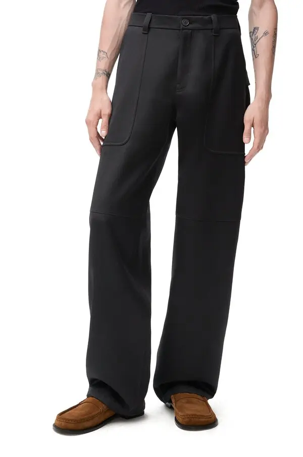 Loewe Cargo Trousers In Wool
