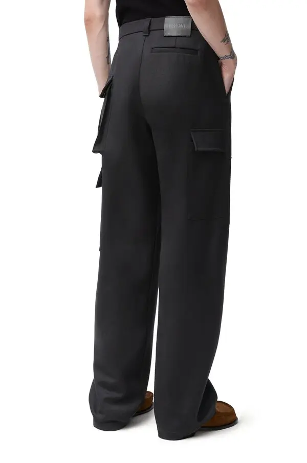 Loewe Cargo Trousers In Wool