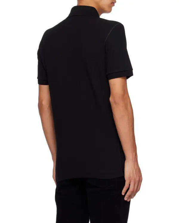 Dolce & Gabbana Dolce Gabbana Logo Plaque Short Sleeved Polo Shirt