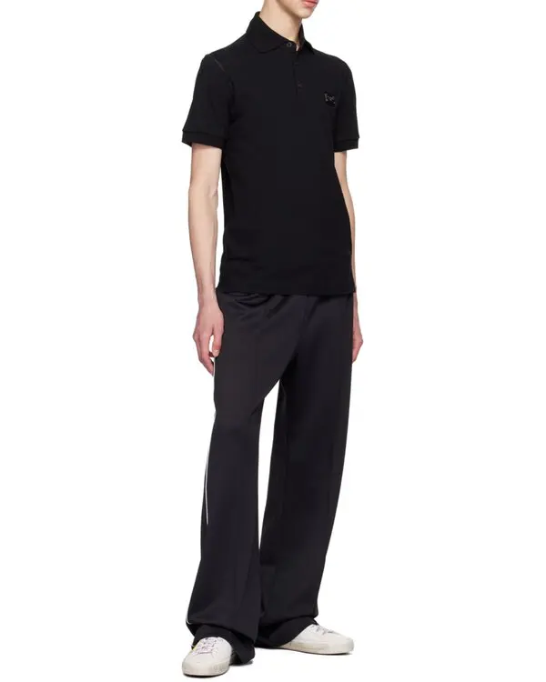 Dolce & Gabbana Dolce Gabbana Logo Plaque Short Sleeved Polo Shirt