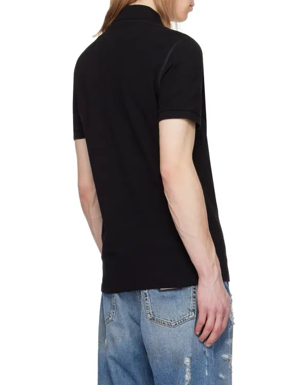 Dolce & Gabbana Dolce Gabbana Logo Plaque Short Sleeved Polo Shirt