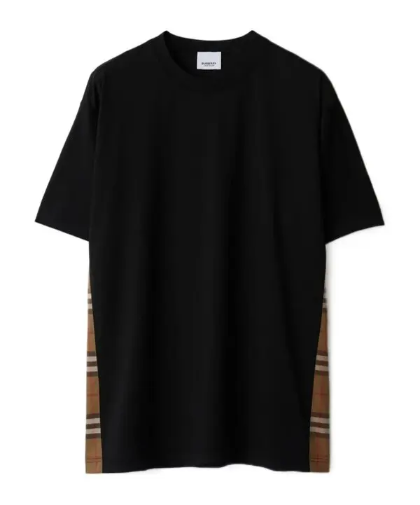 Burberry Short Sleeve T-shirt - Black