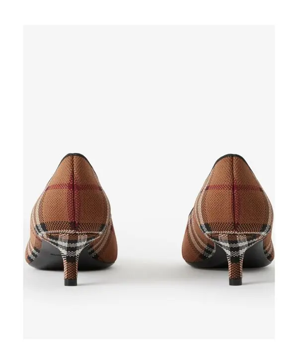 Burberry Plaid Pointed Kitten Heels