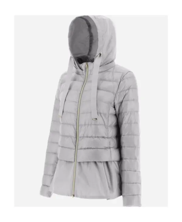 Herno Logo Down Jacket With Satin Drawstring