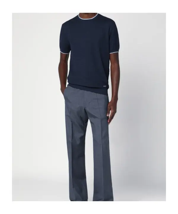 Prada Short Sleeve Crewneck Jumper