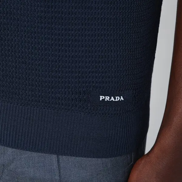 Prada Short Sleeve Crewneck Jumper