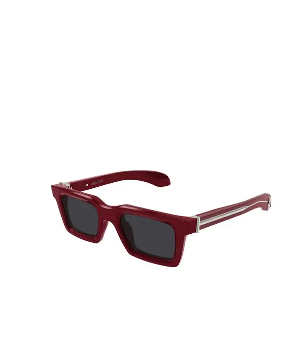 Alexander McQueen Rectangular Frame Sunglasses - Black