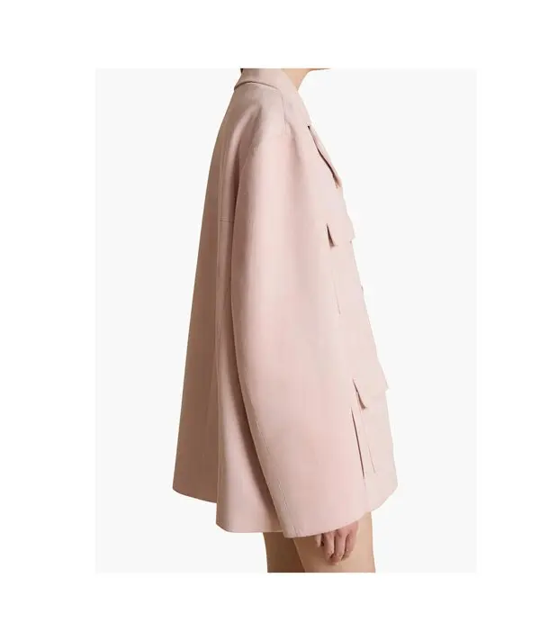 Khaite Morsson Button-up Jacket - Nude