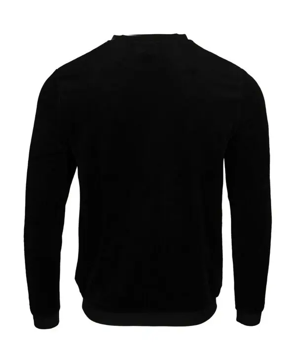 Hugo Boss Printed Logo Velour Hoodie