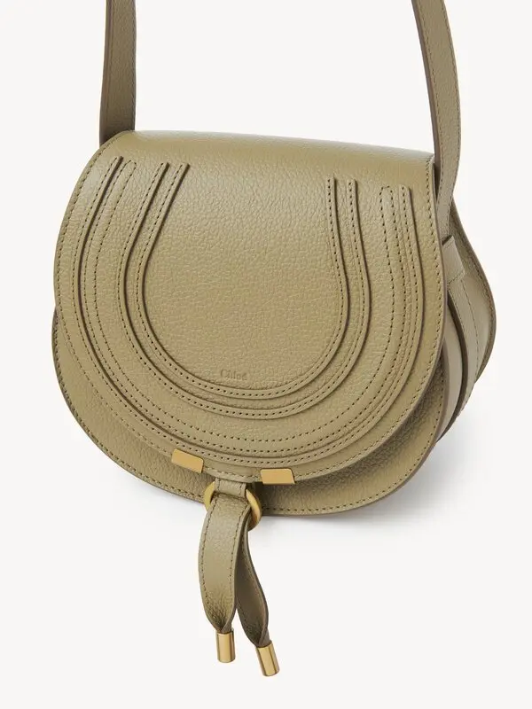 Chloé Marcie Small Leather Crossbody Bag - Brown