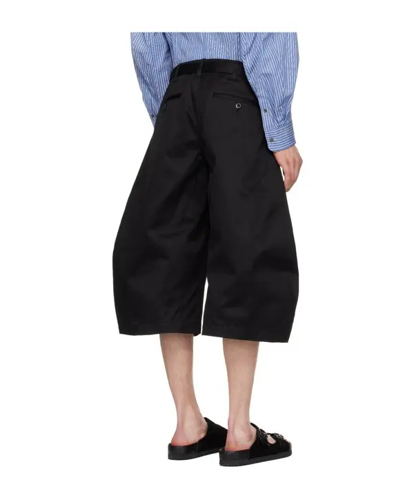 Sacai Belt Loop Twill Shorts