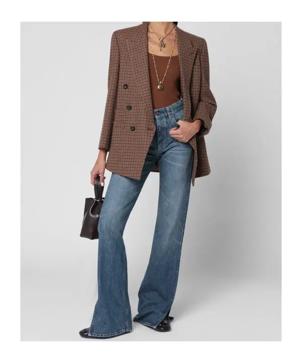 ROBERTO COLLINA Ribbed Knit Top - Multicolor