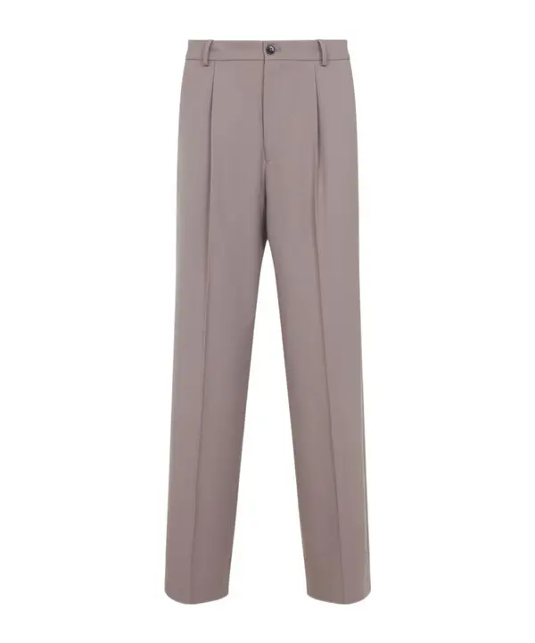 Dries Van Noten Penrud Pleated Trousers - Light Lilac
