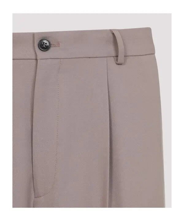 Dries Van Noten Penrud Pleated Trousers - Light Lilac