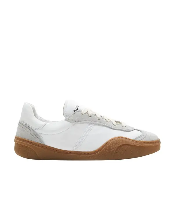 Acne Studios Lace-up Sneakers With Logo Detail - White