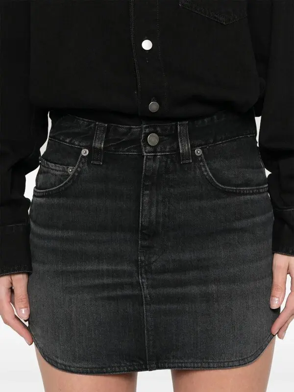 HAIKURE Long Sleeve Patchwork Denim Dress