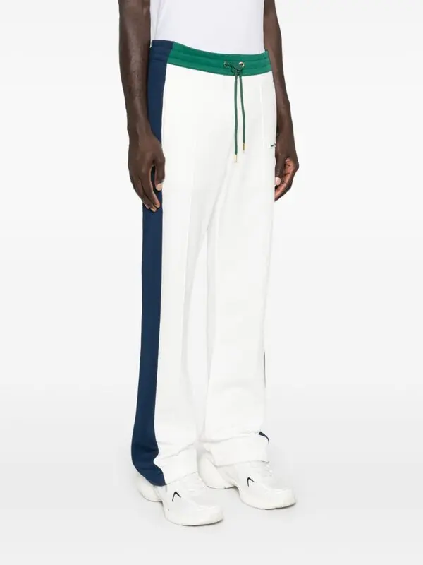 Casablanca Elastic Waist Casual Pants - White