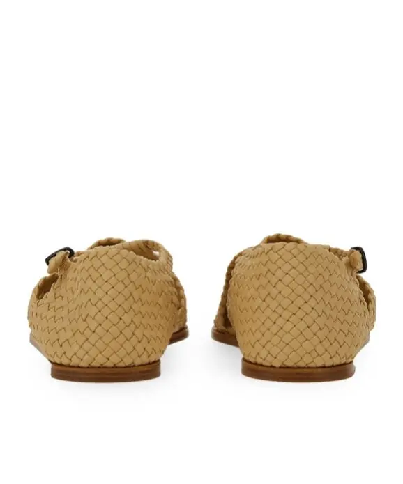 Hereu Serra Interwoven Slippers - Nude