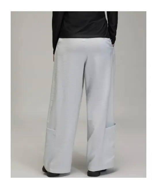 Y3 Sport Uniform Wide-leg Trousers - Transparent Gray