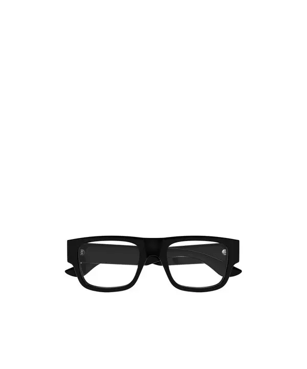 Alexander McQueen Square Frame Glasses - Black