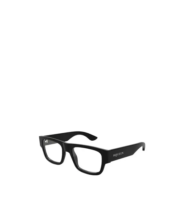 Alexander McQueen Square Frame Eyeglasses - Black