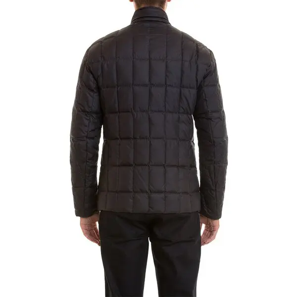 Emporio Armani Quilted Down Jacket With Stand Collar